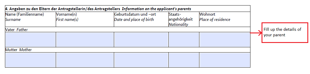 How To Fill German Student Visa Application Form - Way2Germany