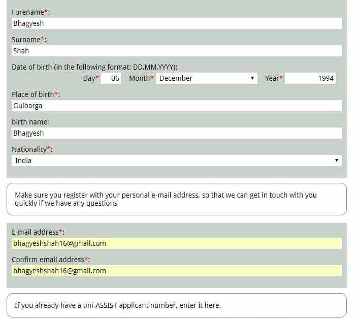 Uni-Assist Registration and Login - Way2Germany